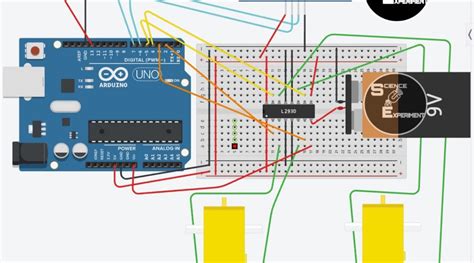 science and experiment simple obstacle avoiding robot