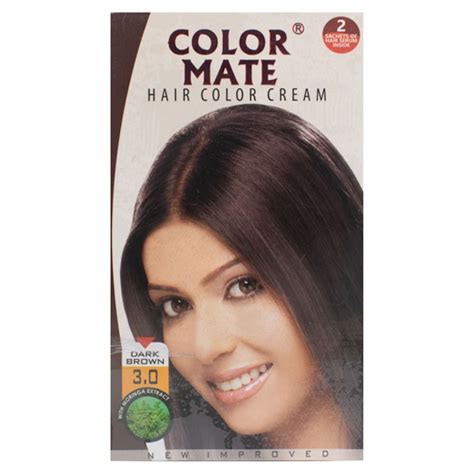 Colourmate Hair Colour Cream Dark Brown Superb Hyper