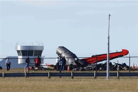 Chilling Video Captures Moment Two Wwii Era Planes Collide Midair At