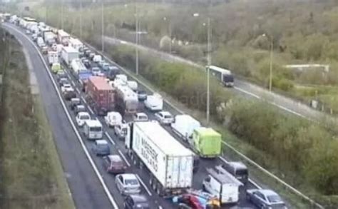 Live Updates As A Lorry Fire Closes The M2 Eastbound Carriageway Kent