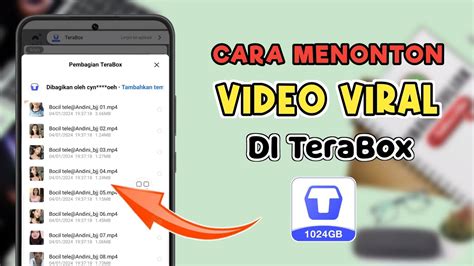 Cara Menonton Video Viral Di Terabox - YouTube