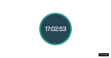 React Watch Codesandbox