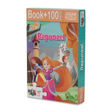 Buy Rapunzel Jigsaw Puzzle 100 Piece Educational Fun Fact Book