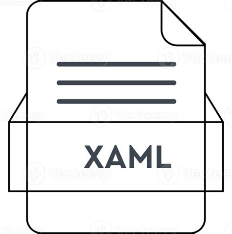 Xaml File Icon Black Outline Art 57912355 Png
