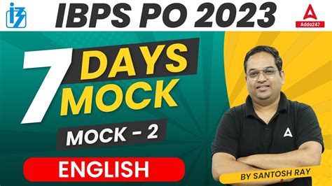 Ibps Po 2023 Ibps Po English Mock Test 2023 Ibps Po Pre English By