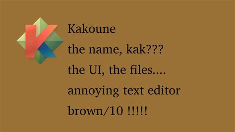 Kakoune First And Last Impressions YouTube