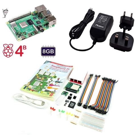 Raspberry Pi 4B 8GB Beginner Kit V2 UK EU Plug