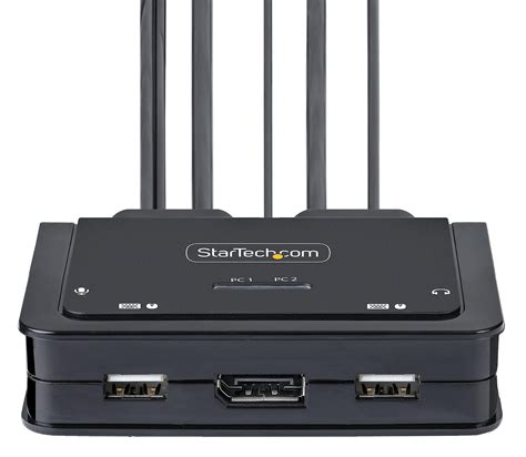 C2 D46 Uac Cbl Kvm Startech Kvm Switch Displayport Usb A 3 5mm Audio Female I P Displayport