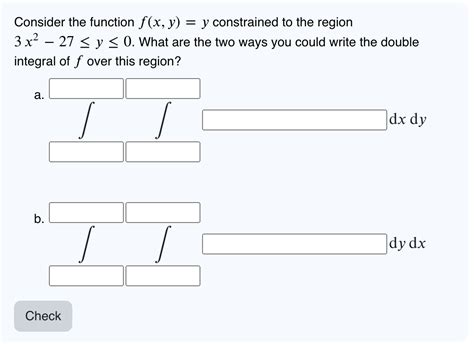 Solved Consider The Function Fxyy Constrained To The