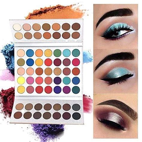 Beauty Glazed Gorgeous Me 63 Colors Eyeshadow Pallete Glitter Makeup