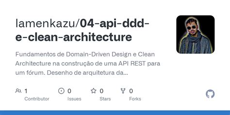 Github Lamenkazu Api Ddd E Clean Architecture Fundamentos De