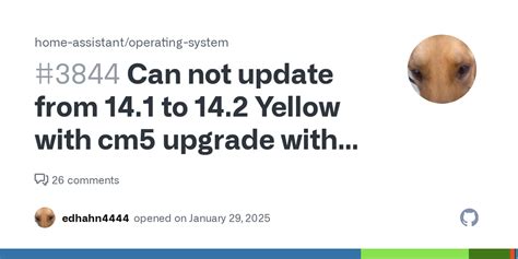 Can Not Update From 141 To 142 Yellow With Cm5 Upgrade With Ssd And