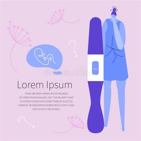 Negative Pregnancy Test Stock Illustrations 1010 Negative Pregnancy