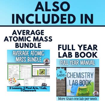 Average Atomic Mass Lab Activity Calculating Mass Number Of Isotopes
