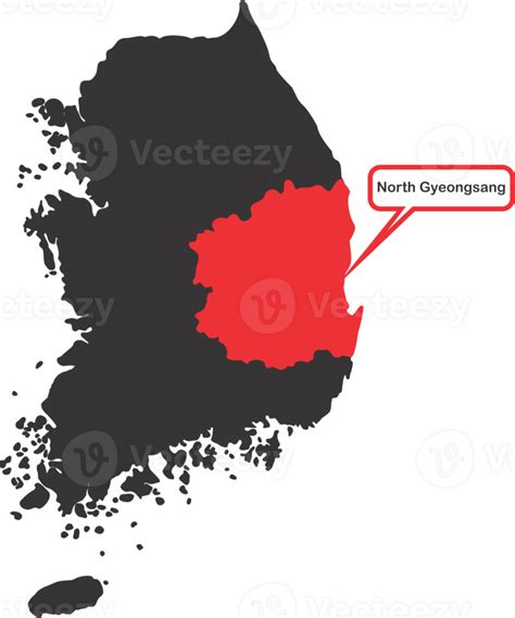 North Gyeongsang Pin Map Locattion 23588290 Png
