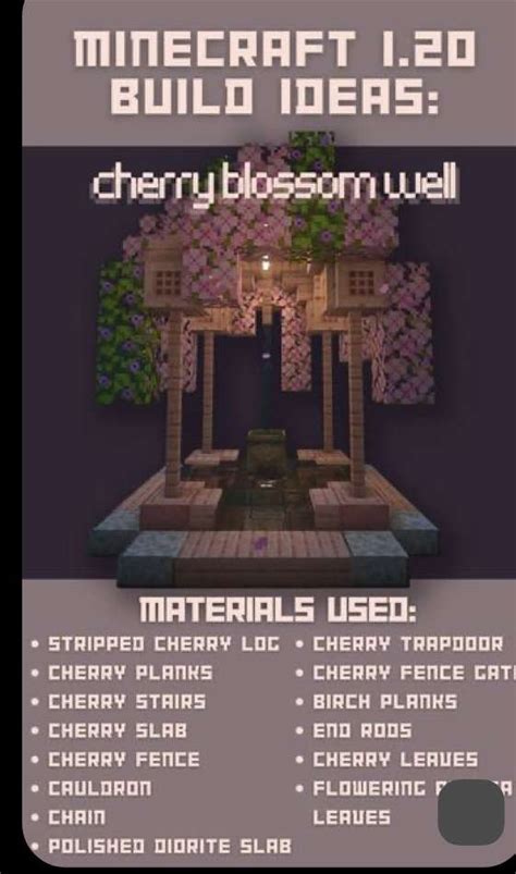 Cute Cherry Wood Minecraft Castle