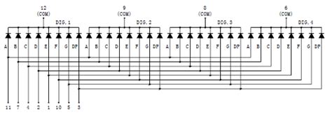 Common Cathode 7 Segment Display Circuit Diagram Kerylearning