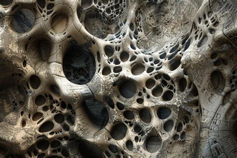 Premium Photo Like Echoes From The Depths Of Time Organic Fracta