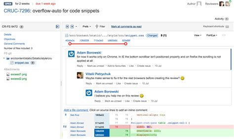 Commenting On Reviews Crucible Server 48 Atlassian Documentation