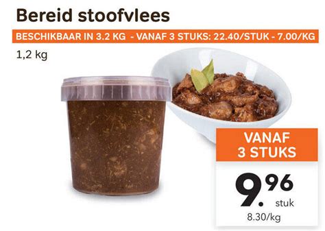 Bereid Stoofvlees Promotie Bij Bon Ap