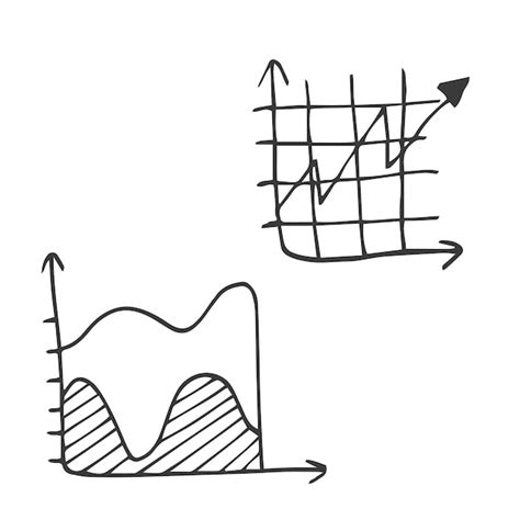 Info Grafik Und Pfeil Set Mit Doodle Kunst Oder Handzeichnung Premium