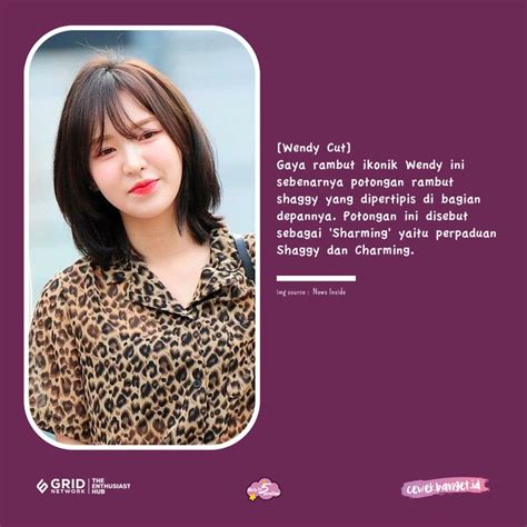 Inspirasi Model Rambut Pendek Korea A La Wendy Red Velvet Cute
