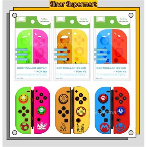 Nintendo Switch Joycon Cover Analog Cap Set Silicone Protective Cover