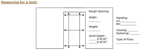 Entry Door Measuring Guide