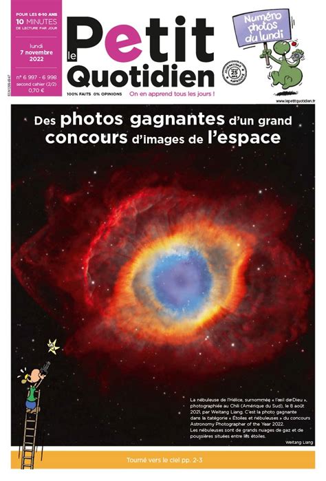 Le Petit Quotidien N°6998 Du 07 Novembre 2022 à Télécharger Sur Ipad