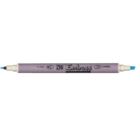 Zig Emboss Fine And Chisel Marker Craft Carrot