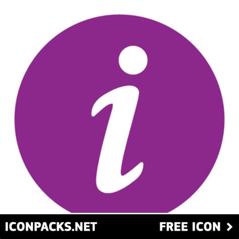 Free Purple Information Button Svg Png Icon Symbol Download Image