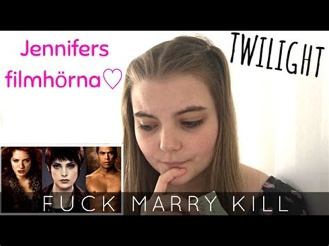 Jennifers filmhörna ny serie Fuck marry kill Twilight edition