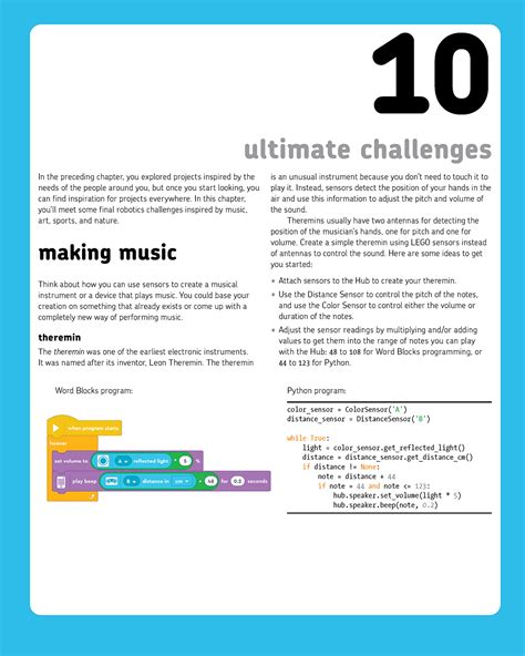 Chapter 10 Ultimate Challenges Mastering Lego Mindstorms Book