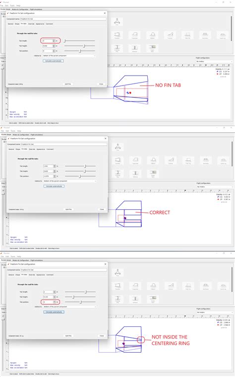[bug] transition fin tab auto calculate errors · issue 1613 · openrocket openrocket · github