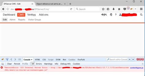 Nullreferenceexception In Episerver Epiresourcescontroller Causing Edit