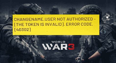 6 Fixes World War 3 Error Code 40302