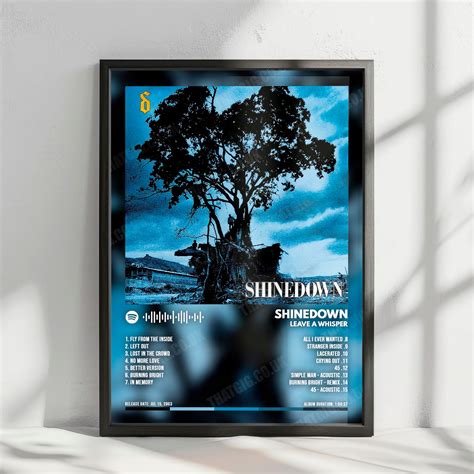 Shinedown Leave A Whisper Album Cover Poster Complete Tracklist
