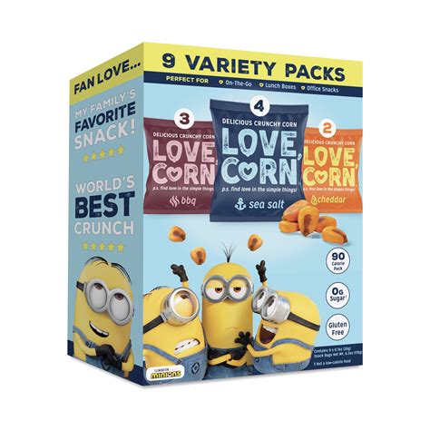 Love Corn Delicious Crunchy Corn Variety Snack Pack Thrive Market