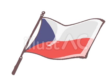 チェコ国旗イラスト No 22921492｜無料イラスト・フリー素材なら「イラストac」