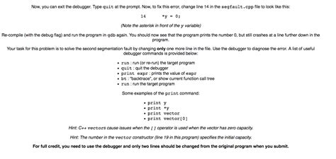 Solved Gdb And Fixing Memory Errors For This Problem You Do Chegg