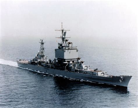 Uss Long Beach” Cgn 9 Was A 721 Lone Beach Class Nuclear Guided Missile Cruiser Comm 9