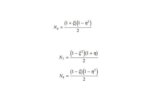 Shape Functions Of 1d And 2 D Rectangular Elementspptx Programming
