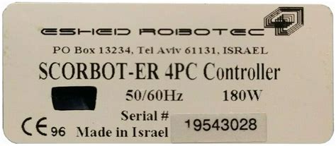 Scorbot Robot Arms Er Iii Er 4u Er 5 Er 2 Er Vii The Old Robots