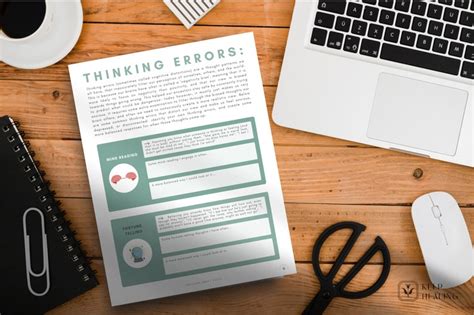 Thinking Errors Printable Pdf Cognitive Behavioral Therapy Cbt Cognitive Distortions