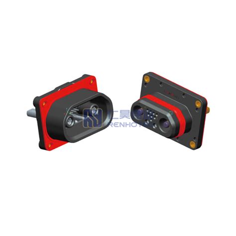 6 0 Hybrid Power Connector 100a 1000v Dc Ip67 Waterproof Straight