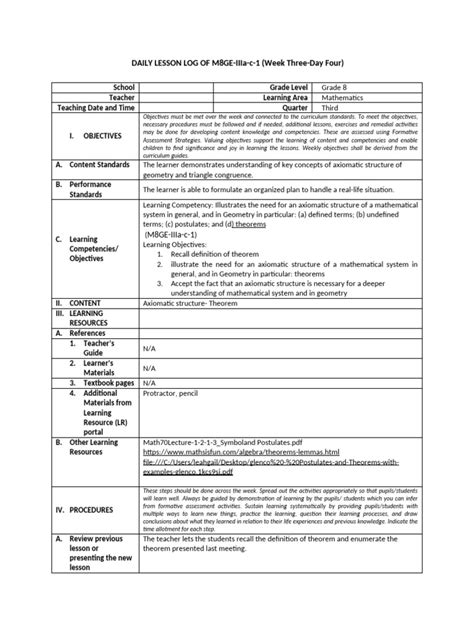 Iii Day 12 Pdf Theorem Axiom