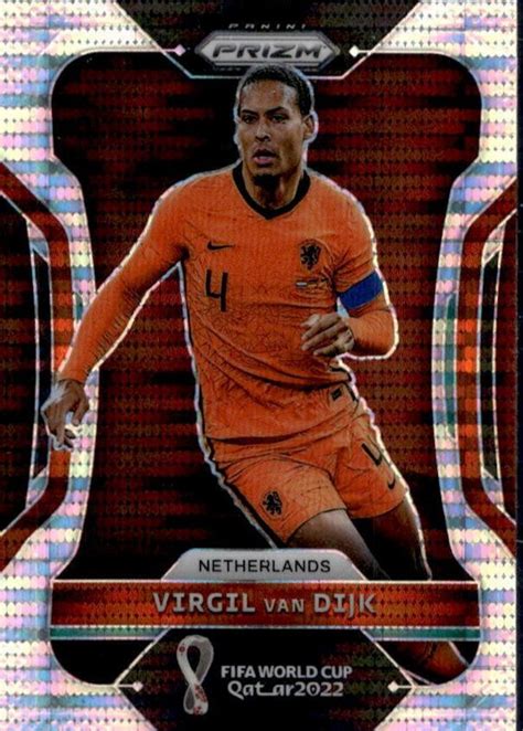 Virgil Van Dijk 2022 Prizm World Cup Breakaway 163 Price Guide