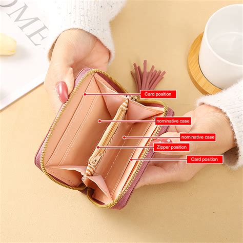 Vikakiooze Unisex Wallet With Zipper Watermelon Red