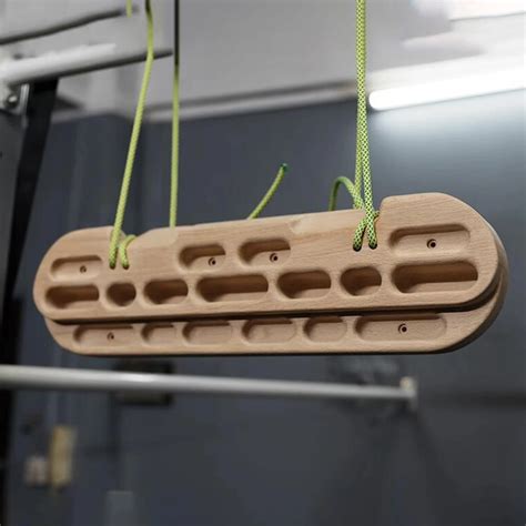 Climbing Fingerboard Wooden Hang Board With Hanging Rope Climbing Board Climbing Hangboard For