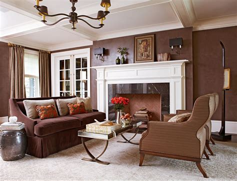Light Grey Walls Brown Furniture